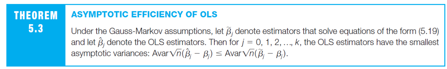 应用计量经济学 · 第五章: OLS 渐近正态性 · 第二节: 大样本推断和拉格朗日乘数 - 知乎