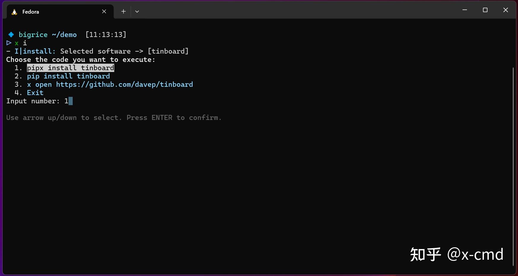 x-cmd install | Tinboard - 在终端玩转 Pinboard，打造你的专属知识库！ - 知乎