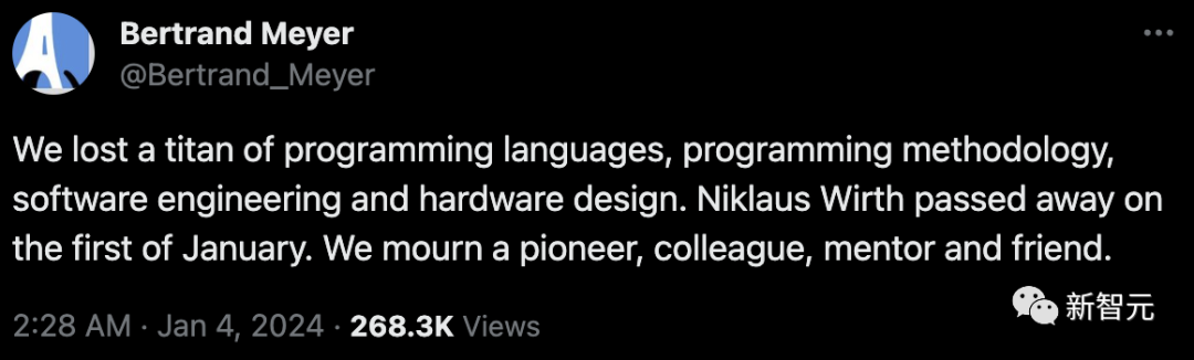 Pascal之父去世！图灵奖得主、编程语言泰斗Niklaus Wirth享年89岁 - 知乎