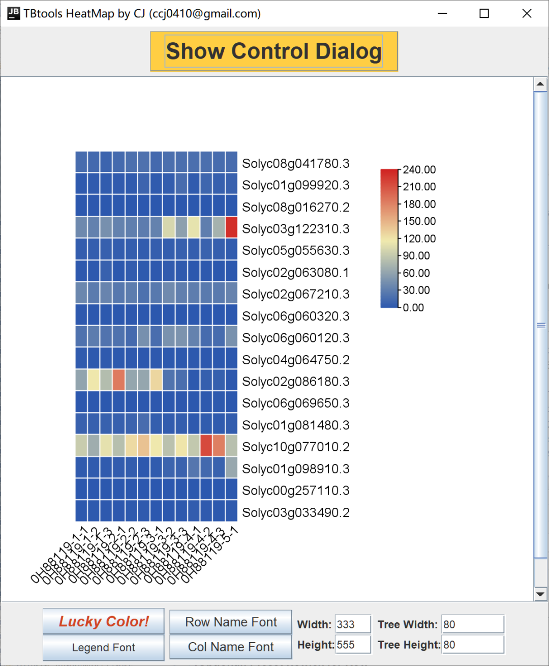 「TBtools」热图 HeatMap「格式刷」 - 知乎