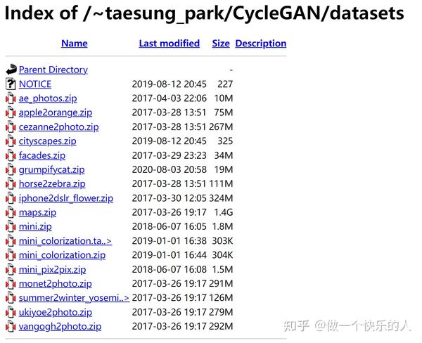 cyclegan数据集 - 知乎