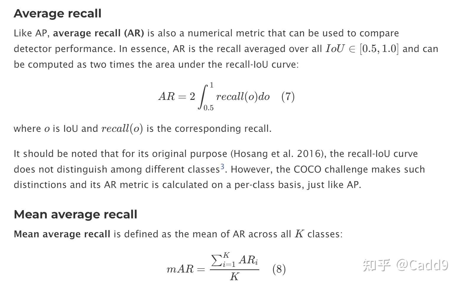 Average Precision,mAP指标的意义与详细计算方法 - 知乎