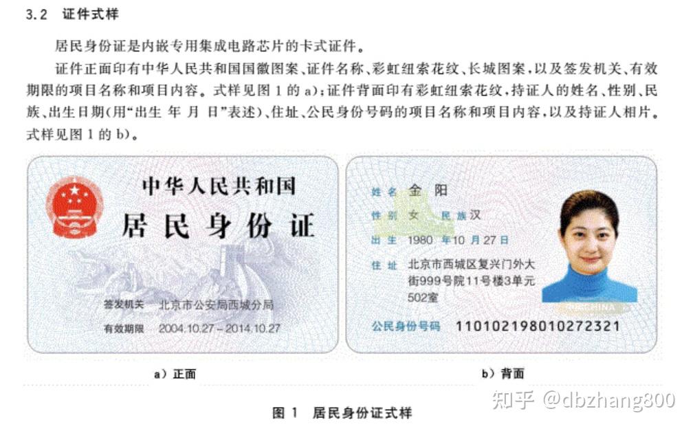 身份证正面与反面（背面） - 知乎