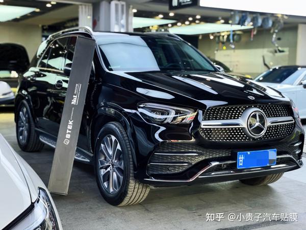 奔驰GLE350贴进口STEK10mil厚度亮光隐形车衣 - 知乎