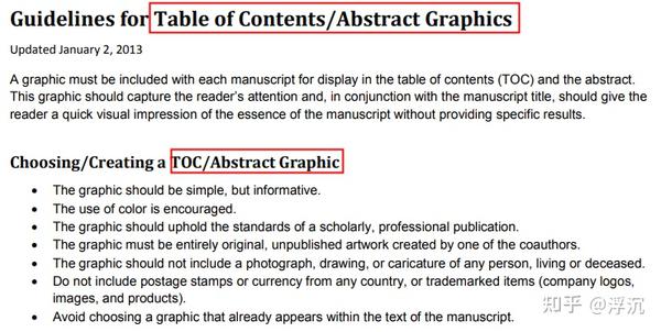 SCI杂志要求的Graphical Abstract、TOC，究竟是什么？（转载） - 知乎