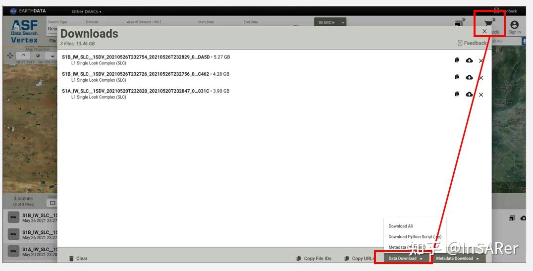 Sentinel-1的SAR数据下载 - 知乎