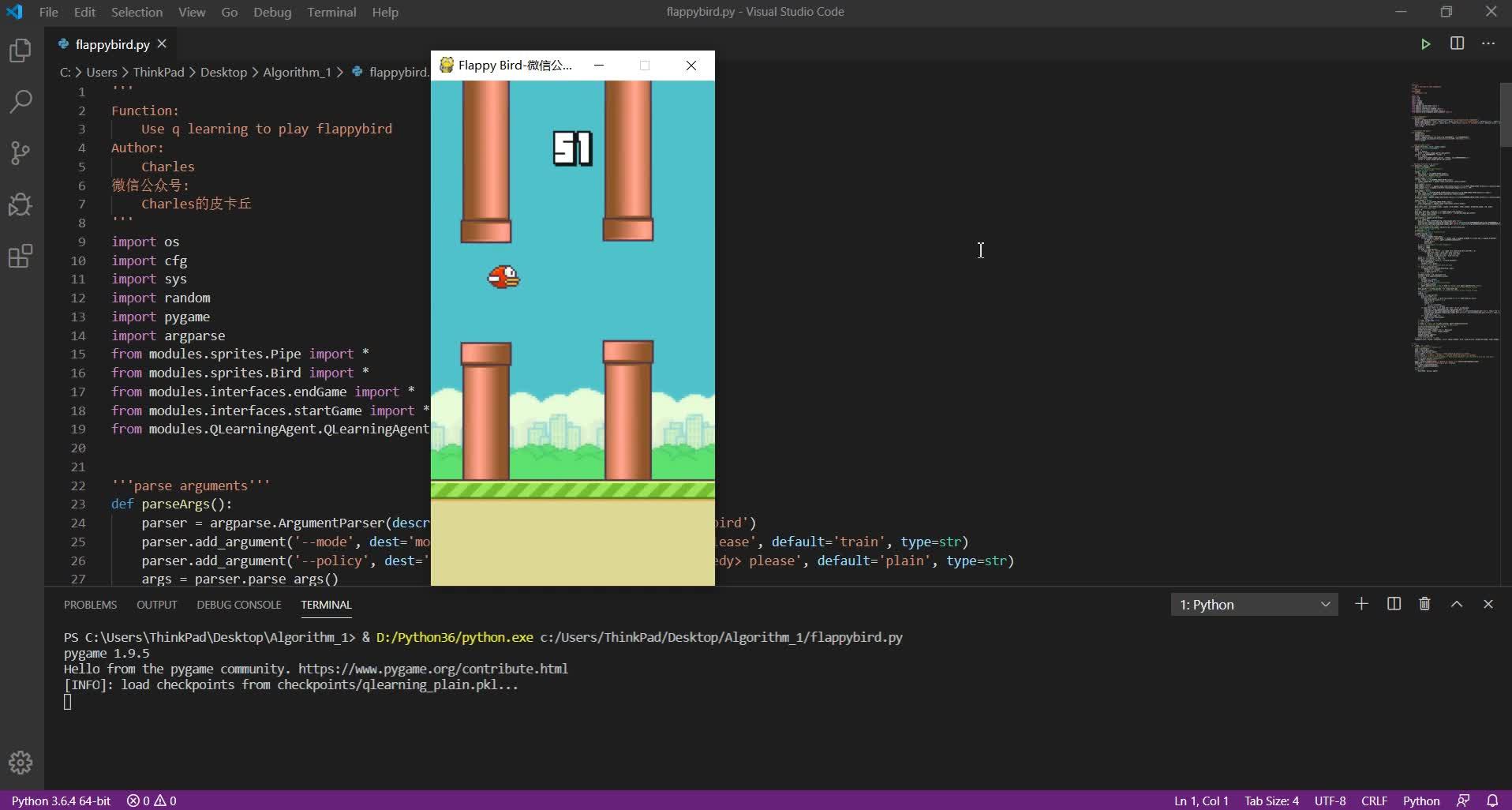 尝试用强化学习算法来玩下FlappyBird？ - 知乎