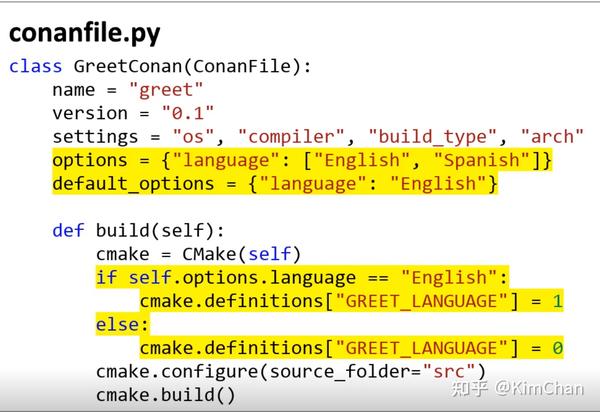 C/C++包管理Conan教程【9】构建配置 - options - 知乎