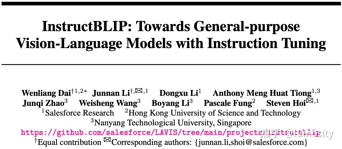多模态理解-BLIP系列：BLIP, BLIP-2, InstructBLIP - 知乎