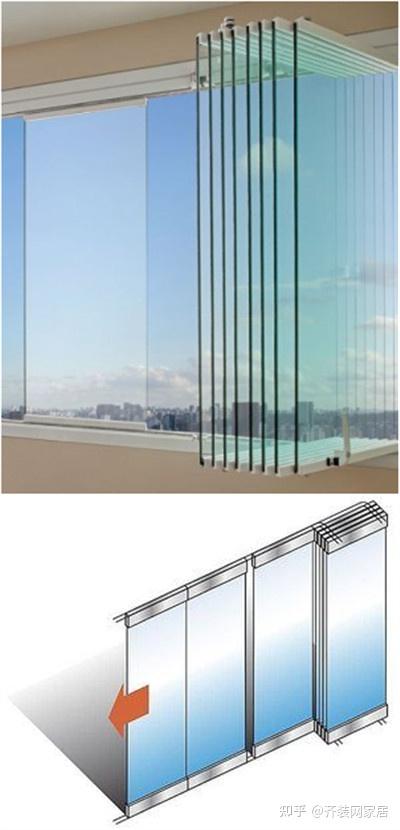 阳台封折叠窗，左右、上下折叠，不是“瞎折腾”，好处是真的不少 - 知乎