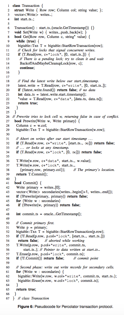 [OSDI] Large-scale Incremental Processing Using Distributed Transactions and Notifications - 知乎
