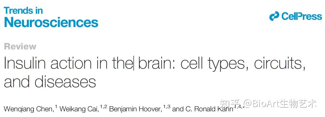 Trends Neurosci：胰岛素抵抗与神经精神疾病有何关联？ - 知乎