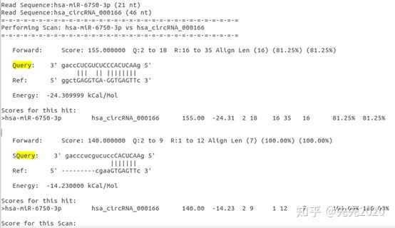 miRanda（通过circRNA的sequence来预测靶向的miRNA） - 知乎