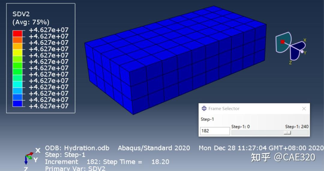 Abaqus子程序HETVAL模拟混凝土水化热温度场 - 知乎