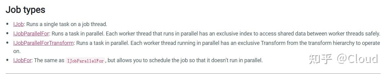 IJobParallelForTransform使用限制 - 知乎