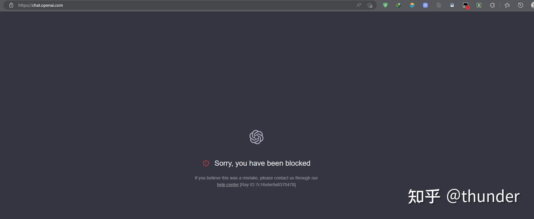 Chatgpt 4 报错：抱歉 您已被阻止 Sorry You Have Been Blocked 知乎 