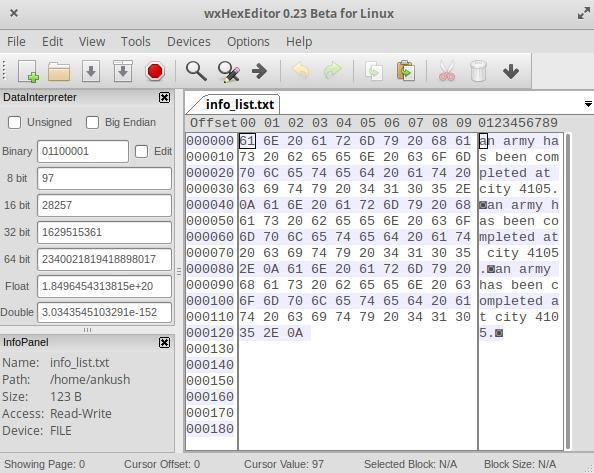 Linux 上最好的十六进制编辑器 - 知乎