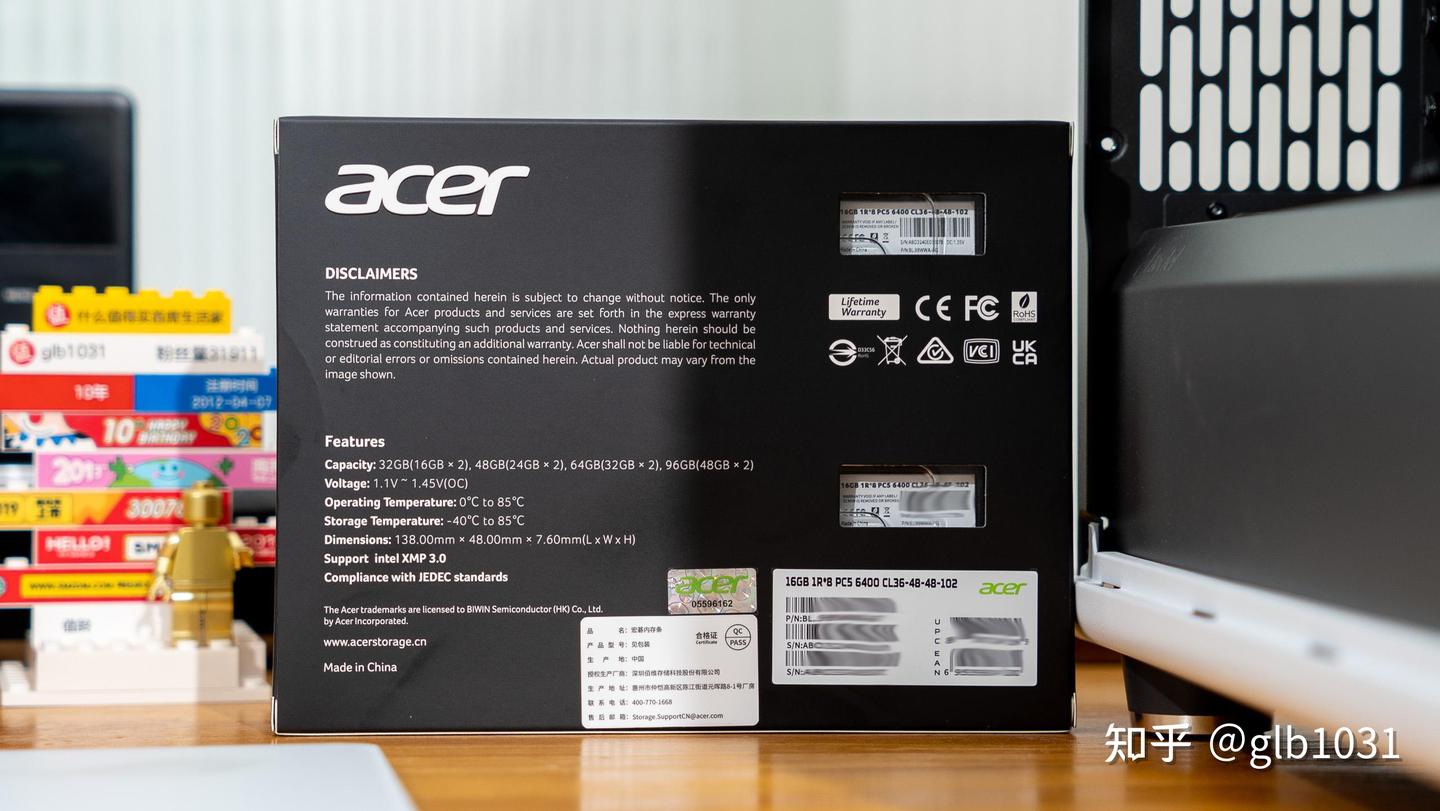 宏碁 ACER HT200 DDR5 6400MHz 超频内存评测分享 - 知乎