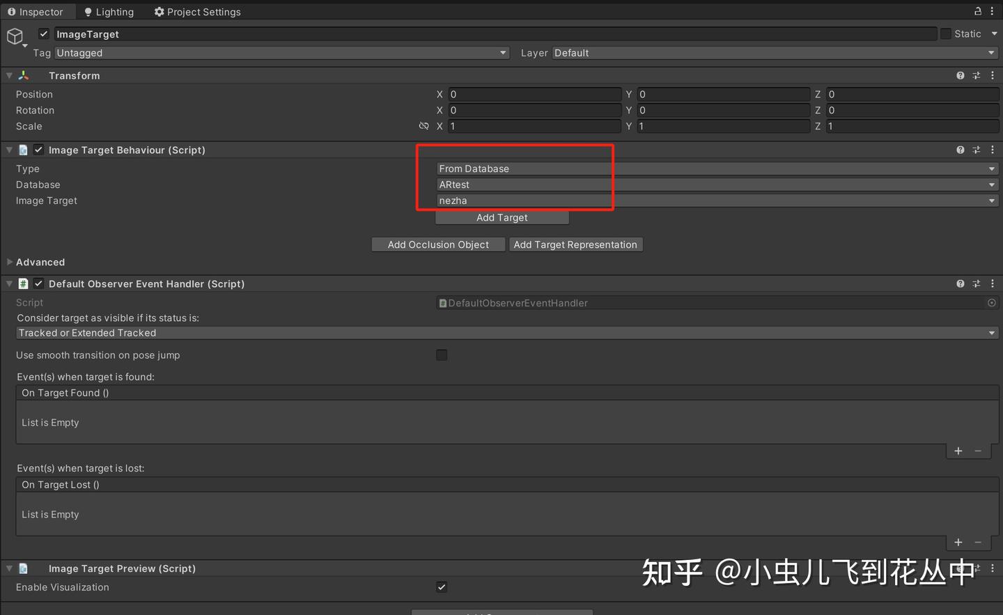Unity Vuforia engine图像识别 - 知乎