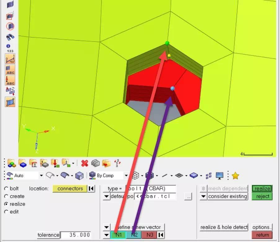 HyperMesh 中使用bolt面板创建螺栓 - 知乎