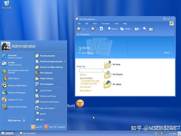 Windows Longhorn：美学巅峰的开始 - 知乎
