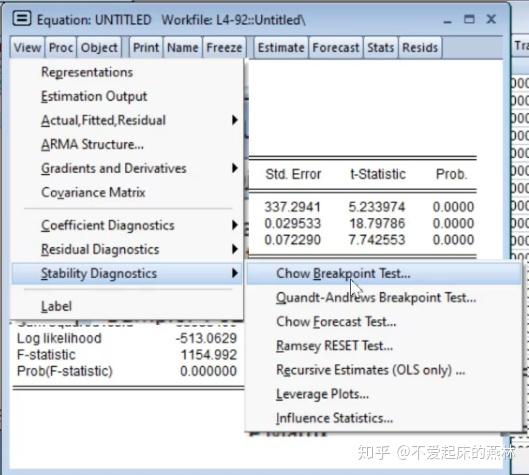 Eviews一些常用方法的操作（完结） - 知乎