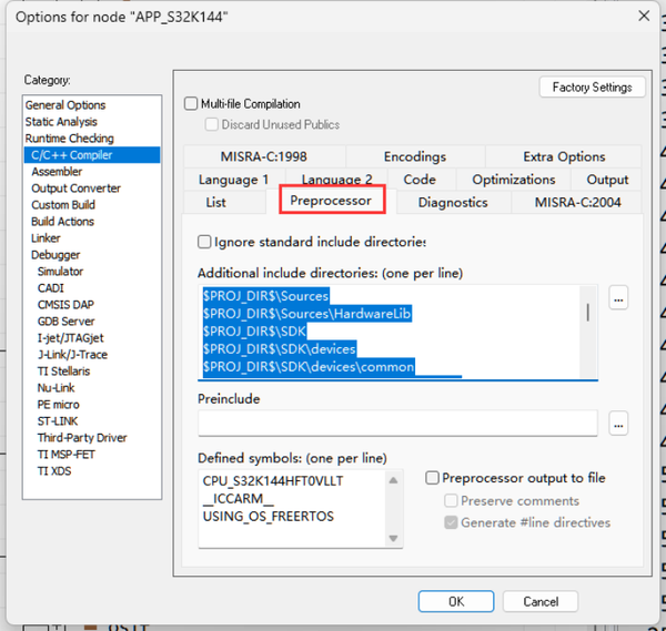 在IAR编译调试S32K144工程 - 知乎