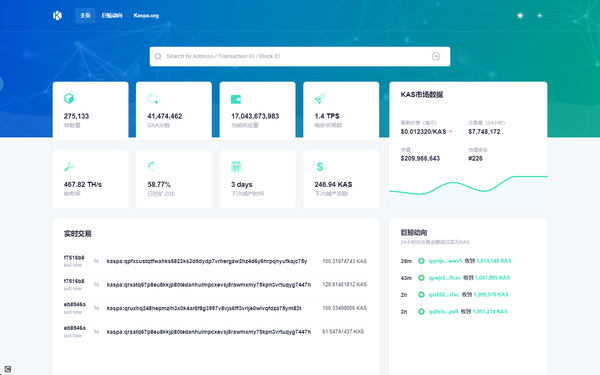 想要了解Kaspa的更多信息？这个网站都有了 - 知乎