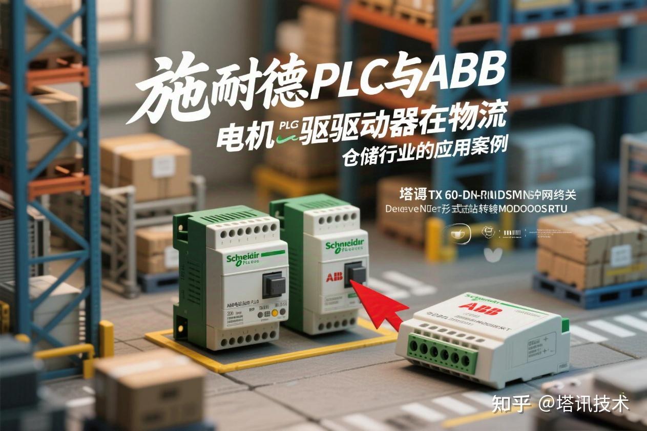 DeviceNet 转 MODBUS RTU 实现施耐德 PLC 与 ABB 电机驱动器在物流仓储输送线的精准调速协同案例 - 知乎
