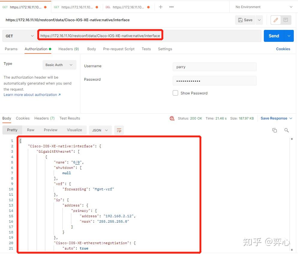 网络工程师的Python之路 -- RestConf实战（Postman） - 知乎