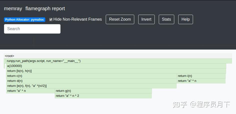 性能测试，python 内存分析工具 -memray - 知乎