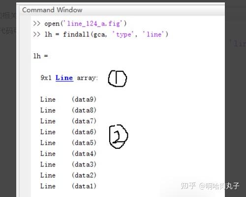 Matlab读取fig文件中的数据 知乎