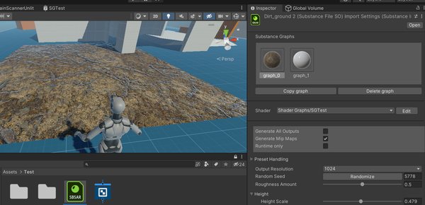 Unity URP ShaderGraph 结合 Substance Designer实现简单程序化可交互沙地 - 知乎