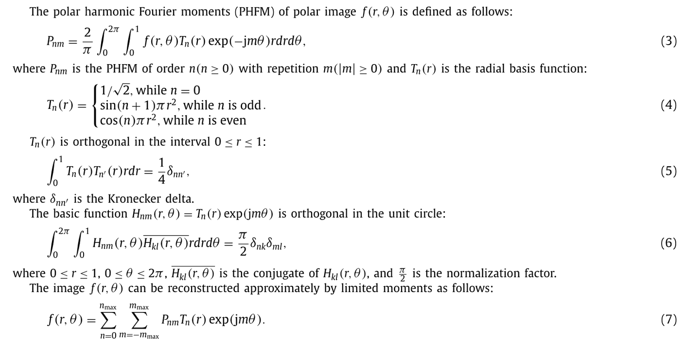 【论文翻译】Quaternion polar harmonic Fourier moments for color images - 知乎