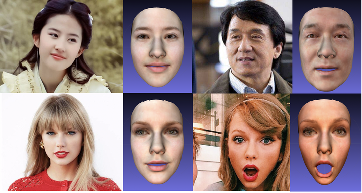 CVPR 2019 | 基于弱监督学习的精确3D人脸重建 - 知乎