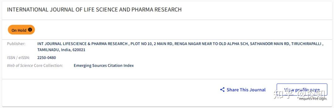麻了！包含中科院TOP，共16本期刊被标记为“On Hold”状态！究竟怎么回事？ - 知乎