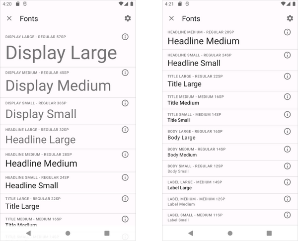 谷歌设计系统 Material Design 改版成 Material You 后，变化有多大？ - 知乎