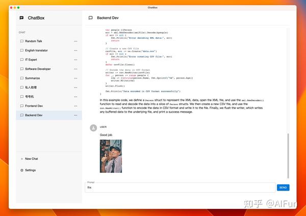 开源的ChatGPT桌面应用，prompt 开发神器，全平台支持，下载安装包就能用 - 知乎
