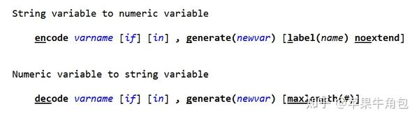 Stata 学习笔记（1）：数值型与字符串型变量的转换 - 知乎