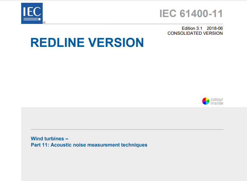 IEC 61400-11:2012+AMD1:2018 CSV Consolidated version - 知乎