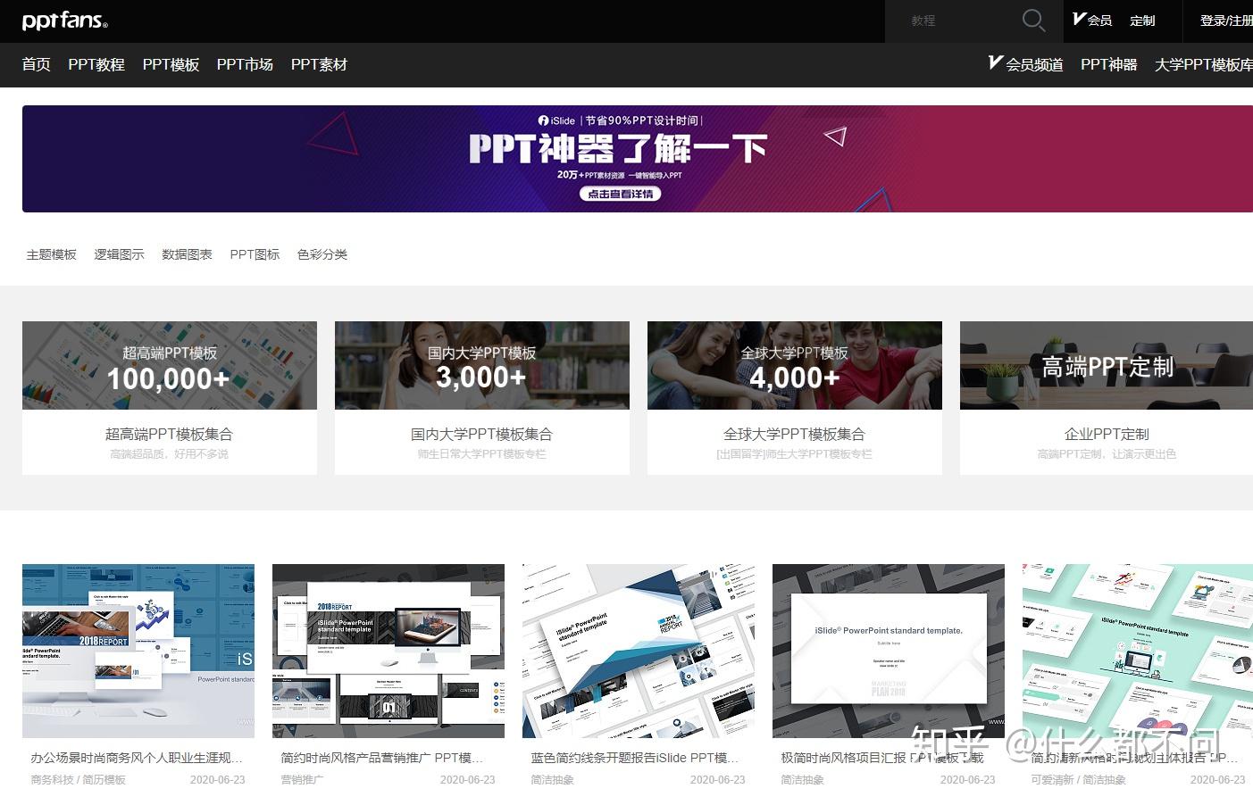 10个免费PPT模板网站 - 知乎