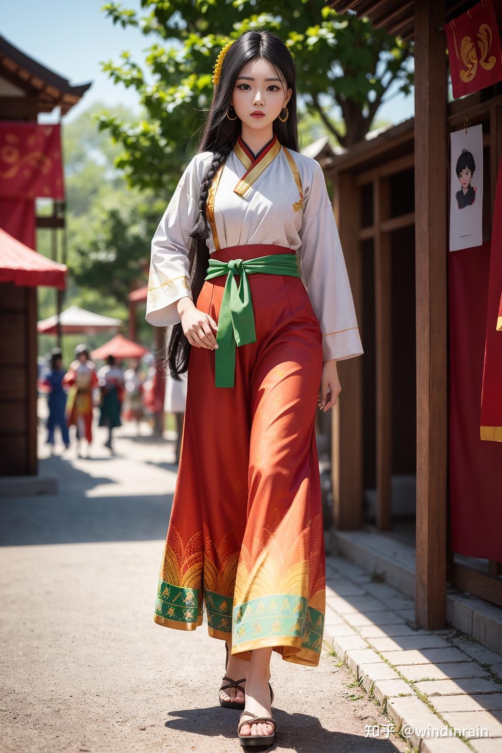 Stable Diffusion 与时装设计 - 美丽的长裙 - 知乎