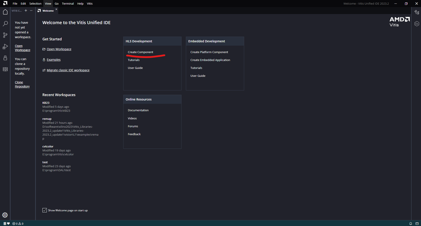 VITIS HLS 2023.2 Vitis Unified IDE使用及简单hls工程搭建 - 知乎