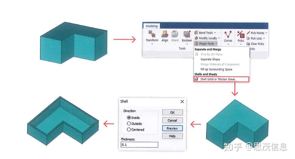 CST的Extrude、Bending和Cylindrical Bend功能的应用-CST软件入门教程 - 知乎