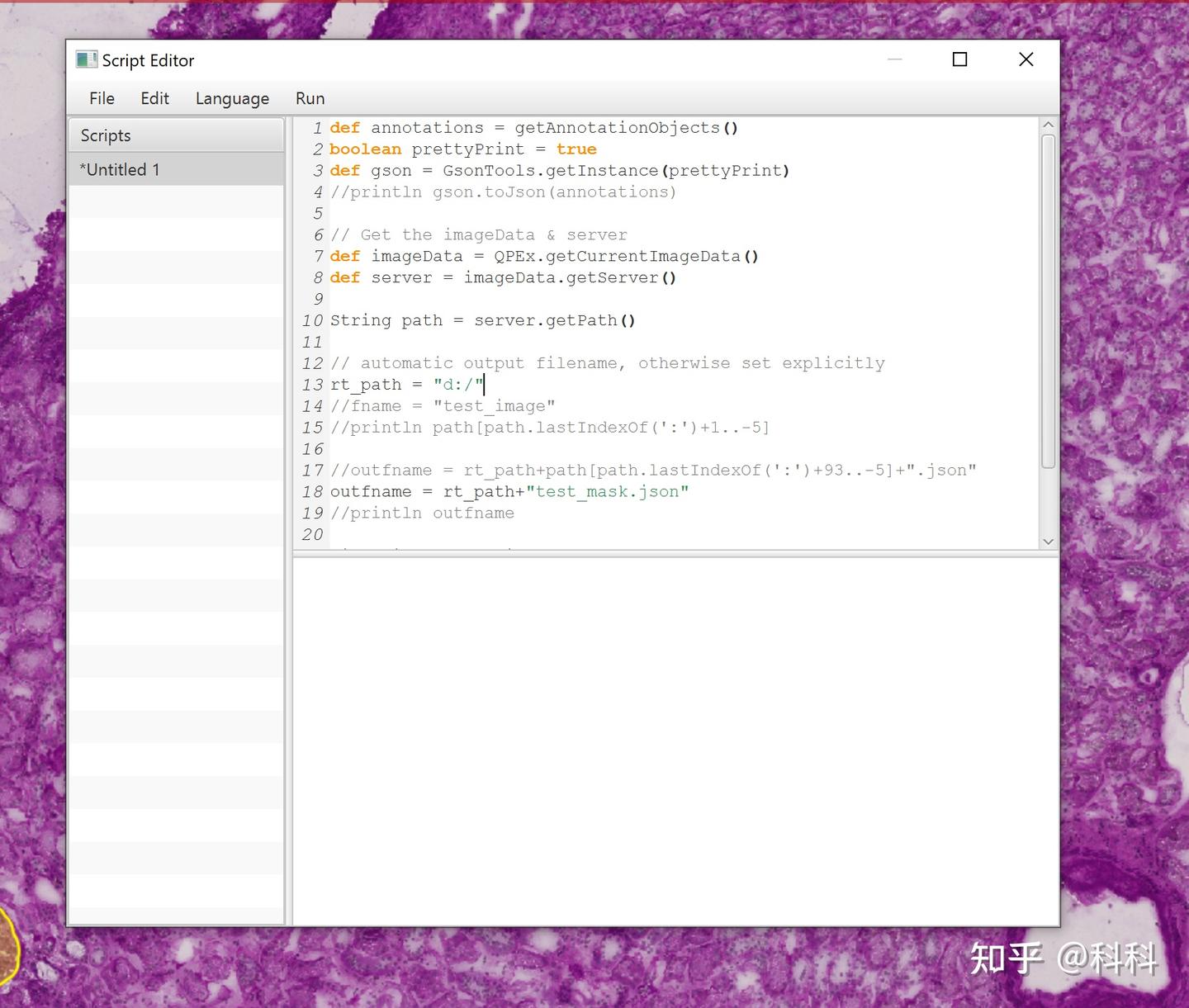 Qupath-export & import json - 知乎