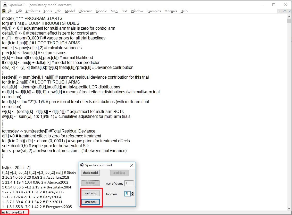 使用OpenBUGS对连续性变量进行贝叶斯网状meta分析 - 知乎
