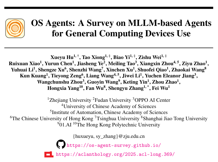 ACL 2025 (Oral) | OS Agent权威综述：从J.A.R.V.I.S.的梦想照进现实，一文看懂通用设备AI智能体 - 知乎