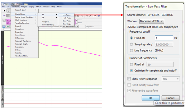 AcqKnowledge软件进行皮肤电反应（EDA/SCR）分析的详细教程 - 知乎