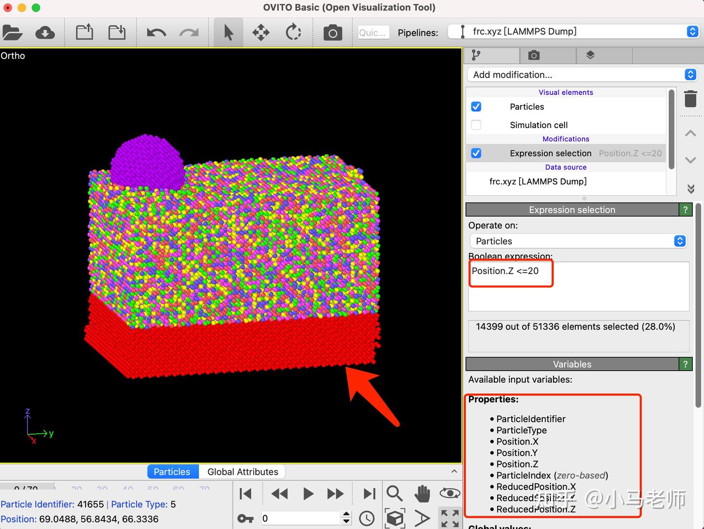 Ovito选择原子的几种方法 - 知乎