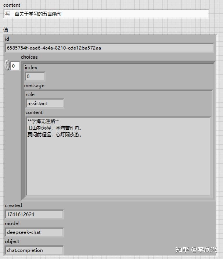 LabVIEW中DeepSeek API回复(Responses)的结构化 - 知乎